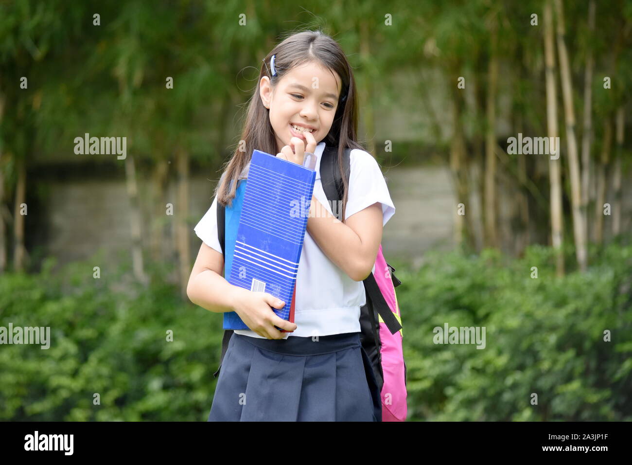 Shy female hi-res stock photography and images - Alamy