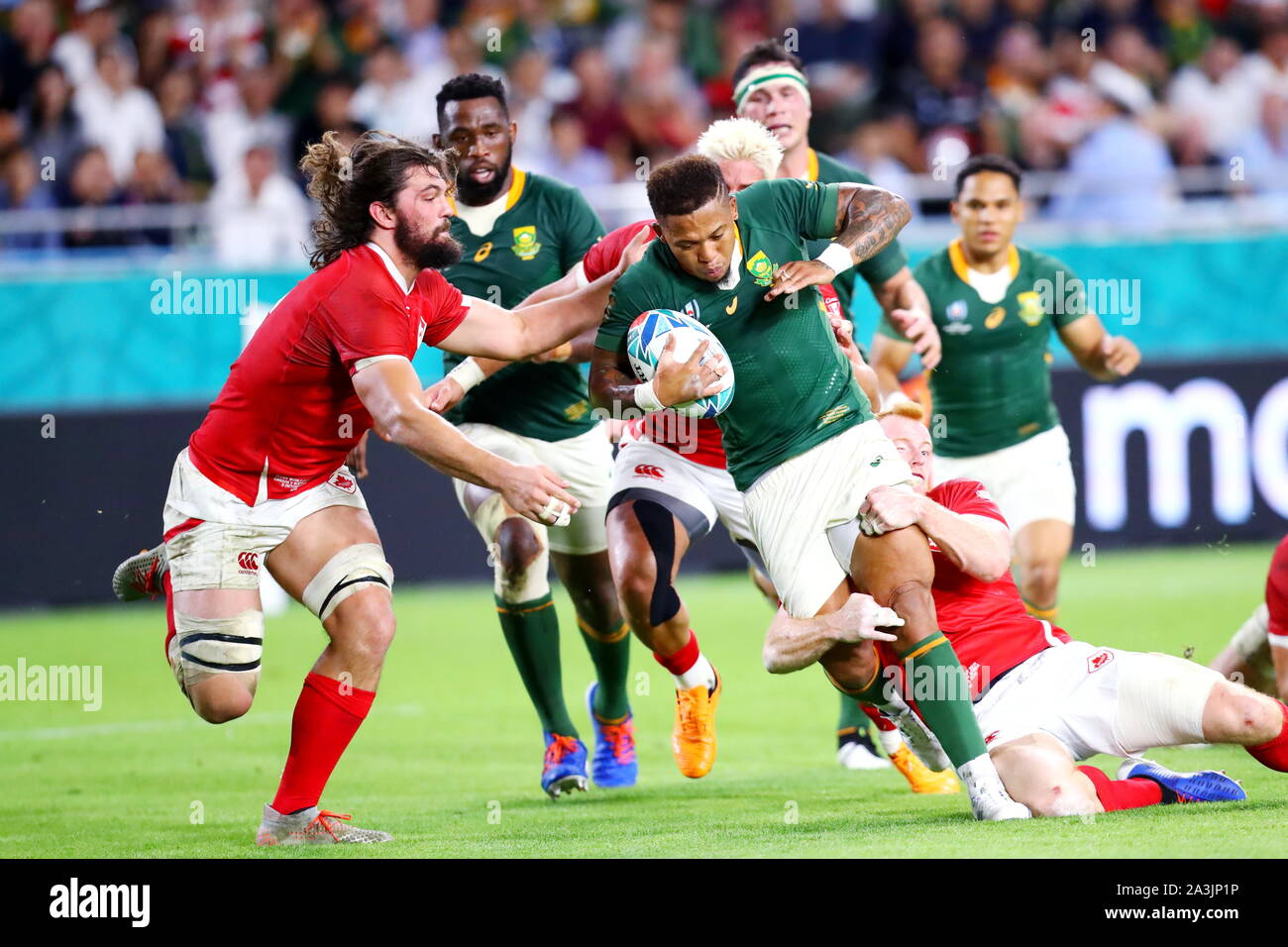 Kobe, Hyogo, Japan. 8th Oct, 2019. Elton Jantjies (RSA) Rugby : 2019 ...