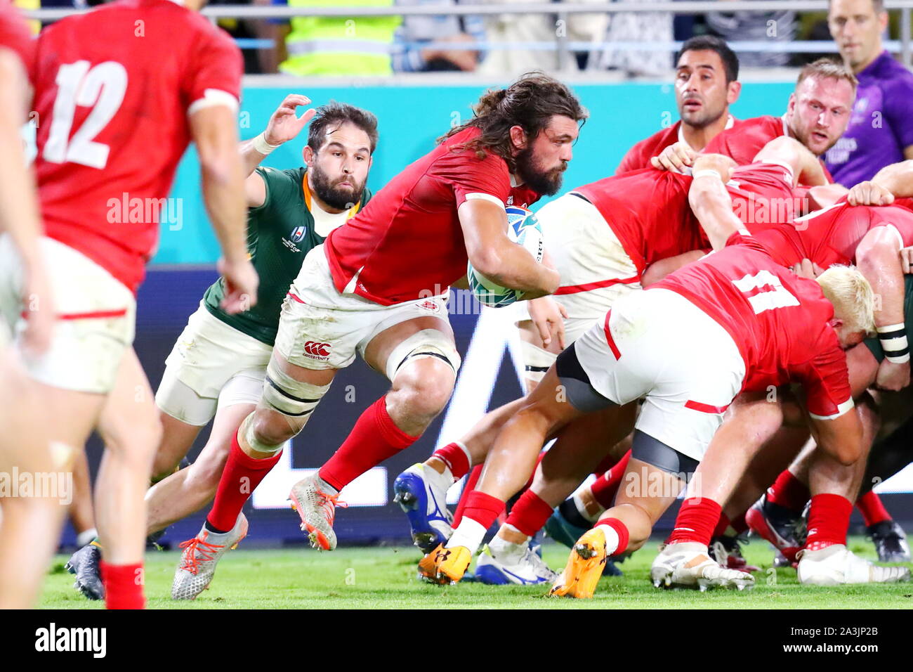 Kobe, Hyogo, Japan. 8th Oct, 2019. Lucas Rumball (CAN) Rugby : 2019 ...