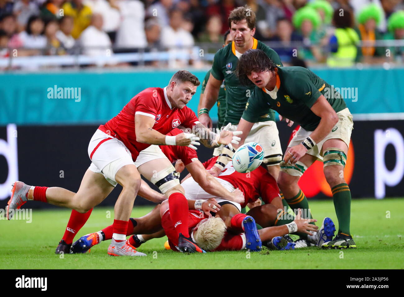 Kobe, Hyogo, Japan. 8th Oct, 2019. Jamie Mackenzie (CAN) Rugby : 2019 ...