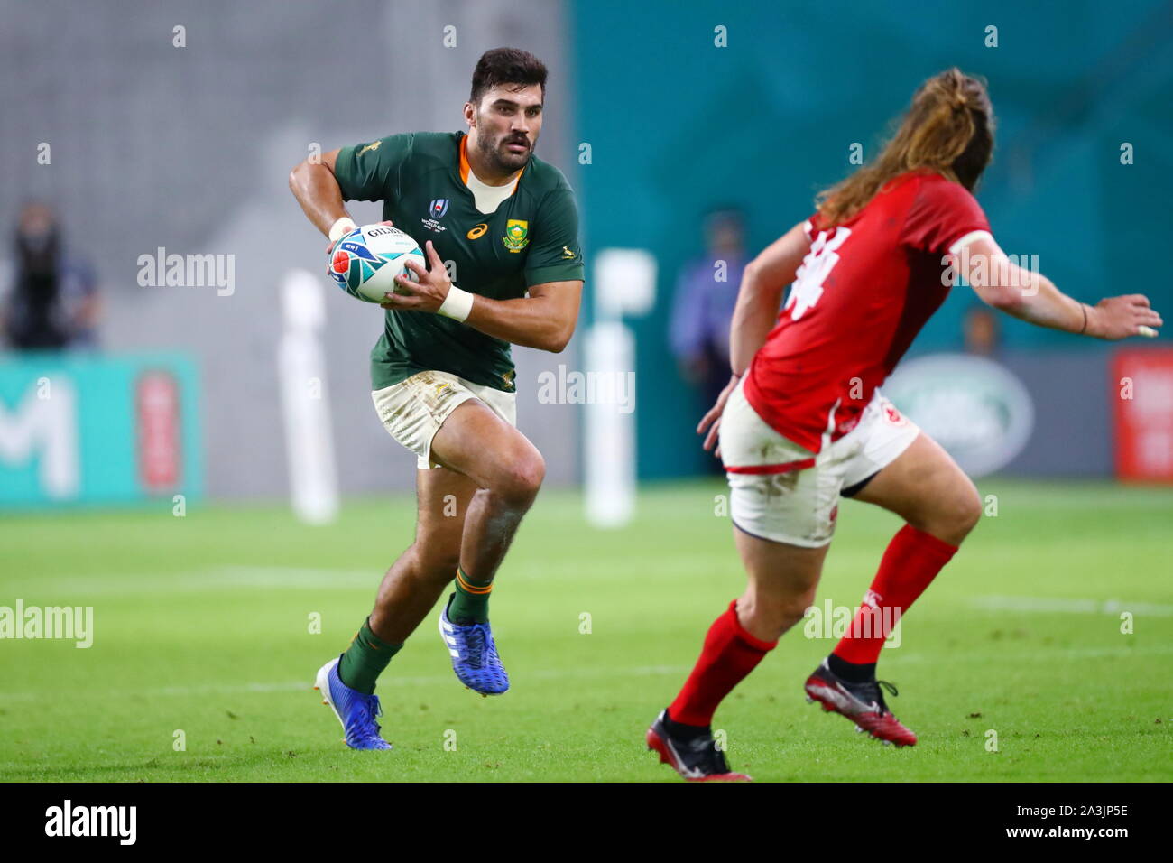 Kobe, Hyogo, Japan. 8th Oct, 2019. Damian de Allende (RSA) Rugby : 2019 ...