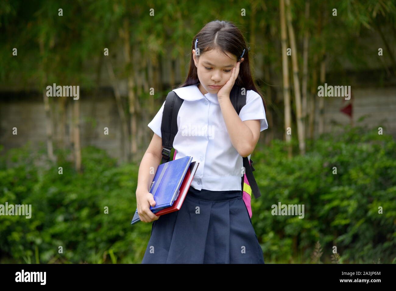 Girl Unhappy Writing High Resolution Stock Photography and Images - Alamy