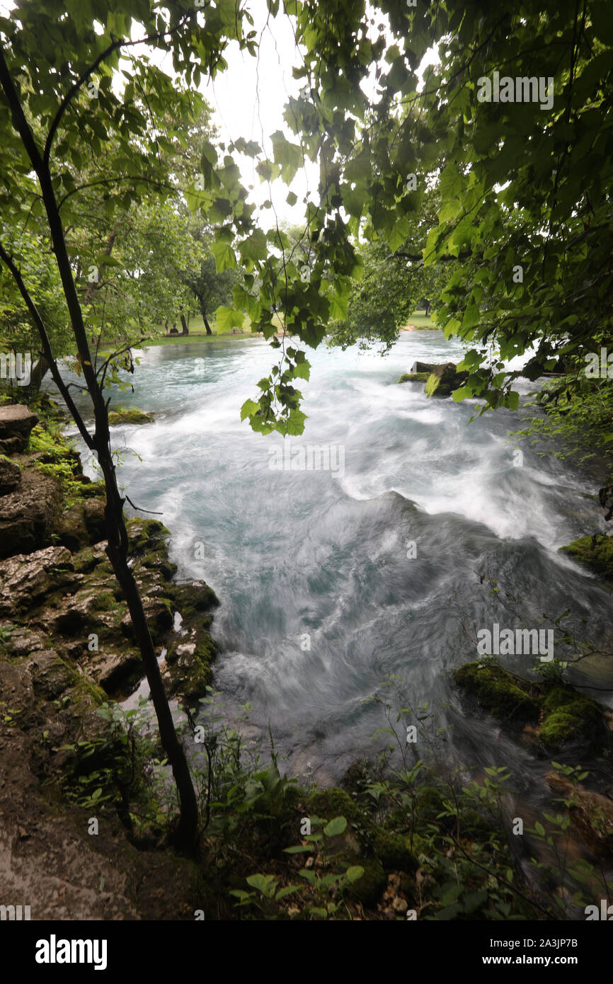 Big Spring is one of the largest springs in the United States and the ...