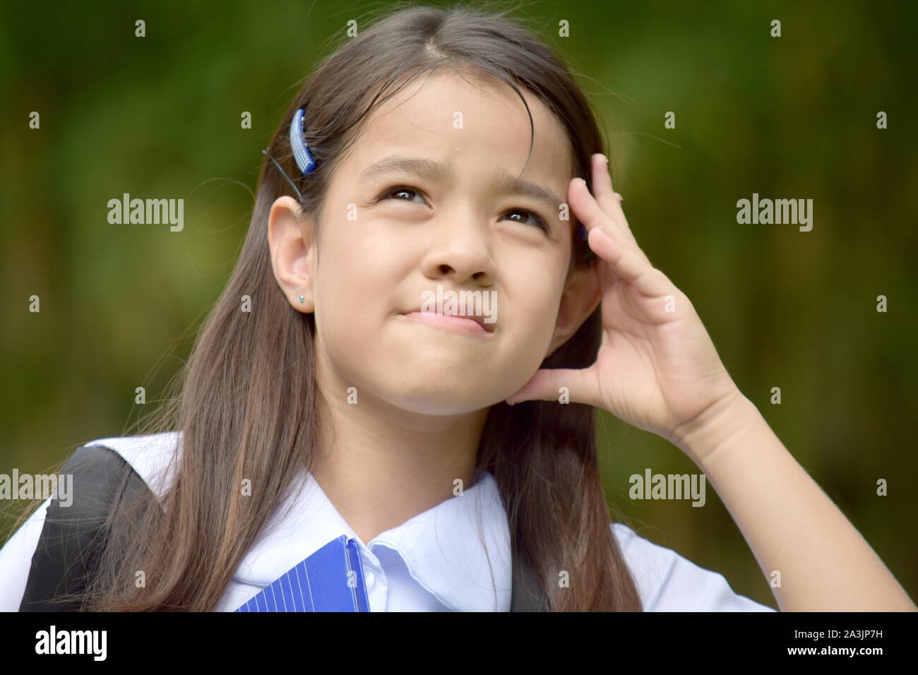 Female kids children school uniform hi-res stock photography and images ...