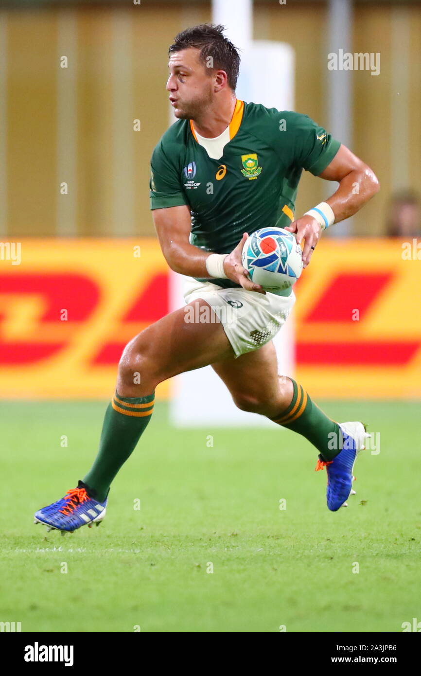 Kobe, Hyogo, Japan. 8th Oct, 2019. Handre Pollard (RSA) Rugby : 2019 ...