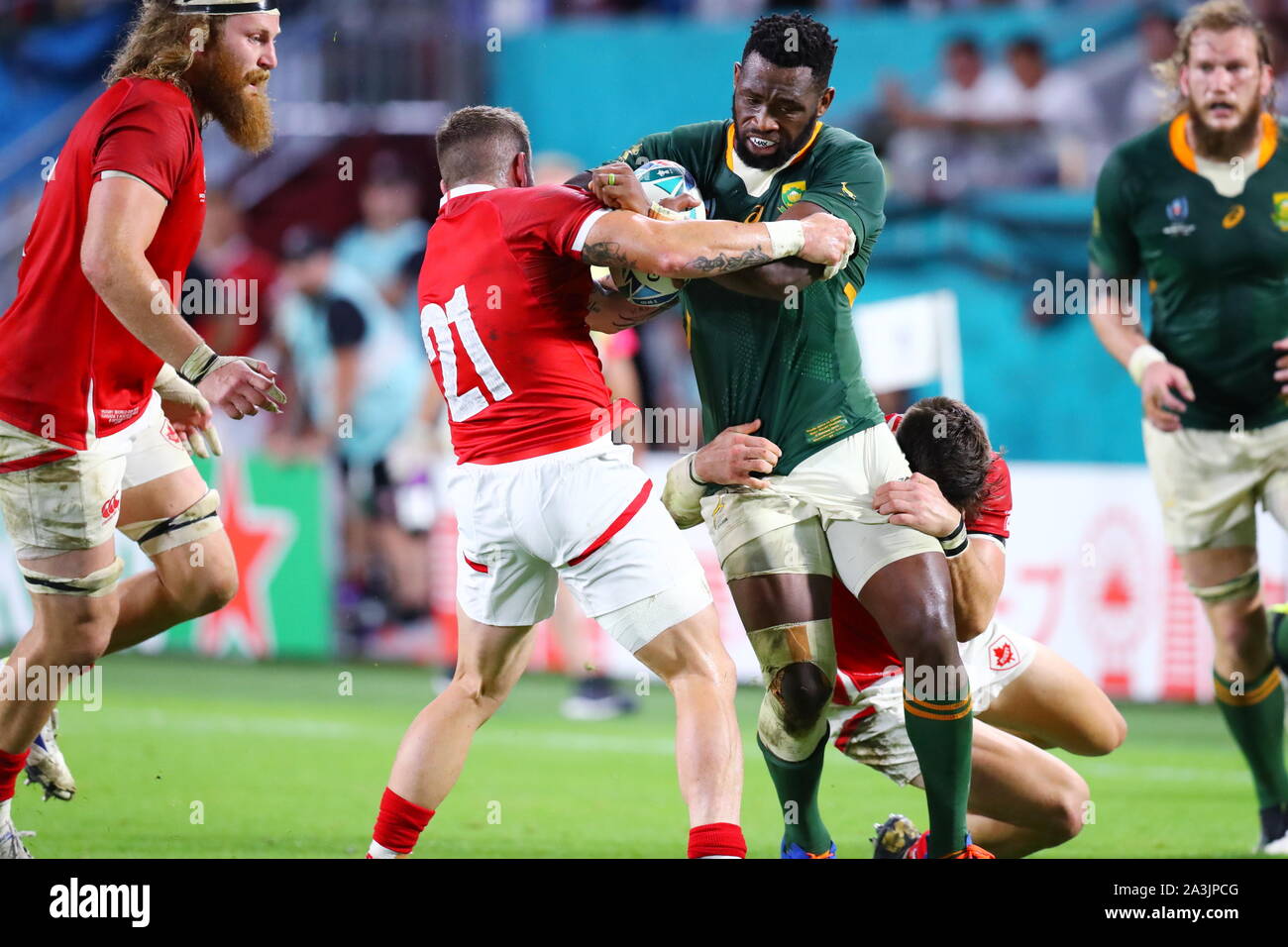 Kobe, Hyogo, Japan. 8th Oct, 2019. Siya Kolisi (RSA) Rugby : 2019 Rugby ...