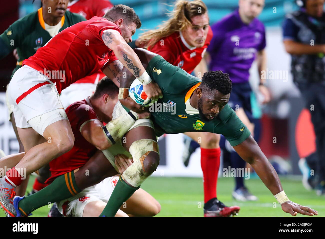 Kobe, Hyogo, Japan. 8th Oct, 2019. Siya Kolisi (RSA) Rugby : 2019 Rugby ...