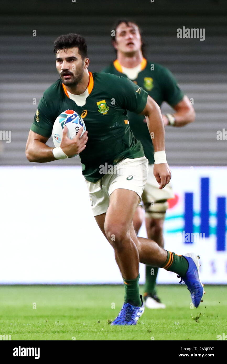 Kobe, Hyogo, Japan. 8th Oct, 2019. Damian de Allende (RSA) Rugby : 2019 Rugby World Cup Pool B ...