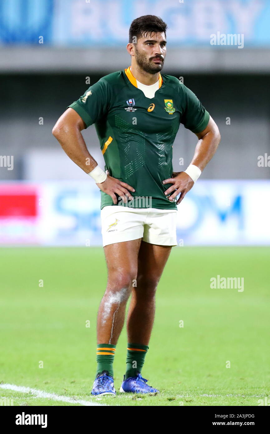 Kobe, Hyogo, Japan. 8th Oct, 2019. Damian de Allende (RSA) Rugby : 2019 ...