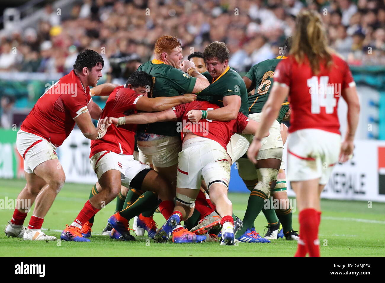 Kobe, Hyogo, Japan. 8th Oct, 2019. Two team groups Rugby : 2019 Rugby ...