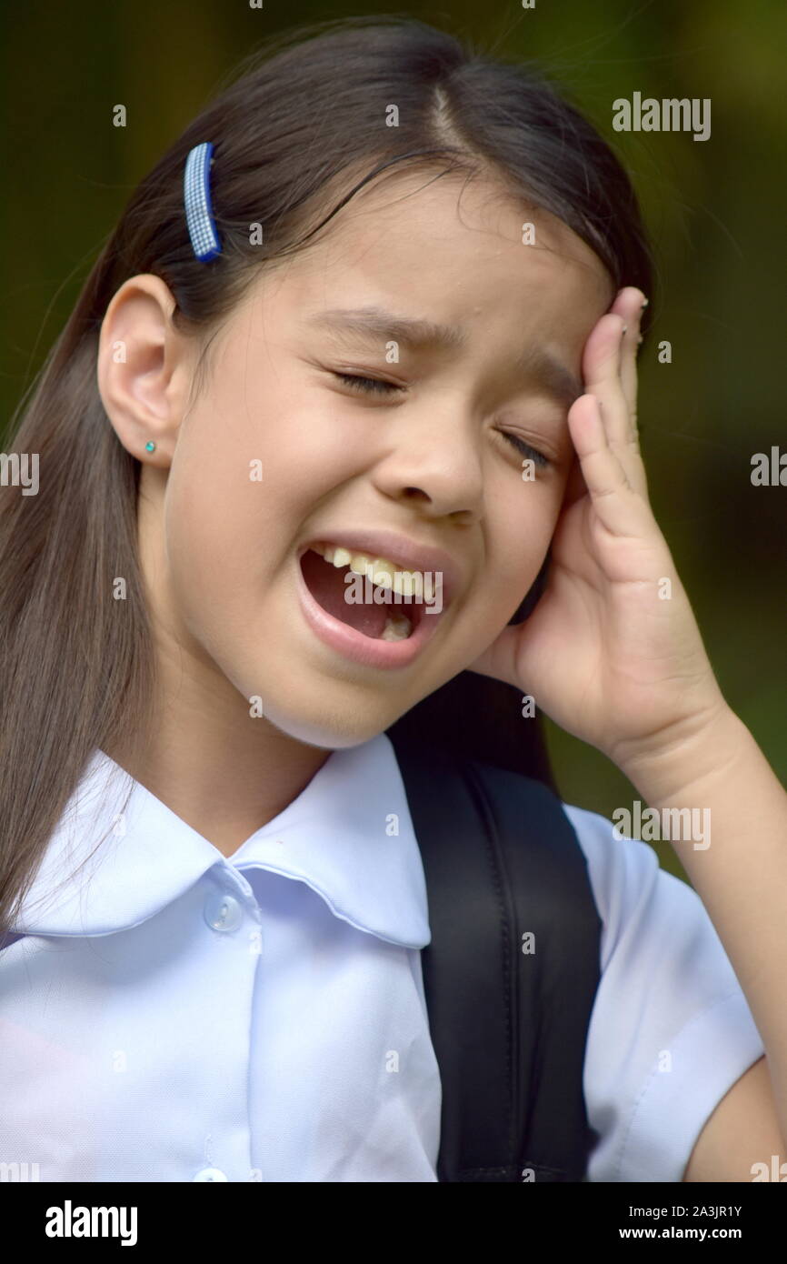 Filipino child crying hi-res stock photography and images - Alamy
