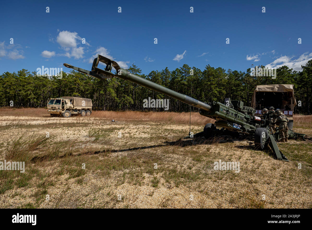 U.S. Army Soldiers with the New Jersey National Guard's Battery C, 3rd Battalion, 112th Field ...