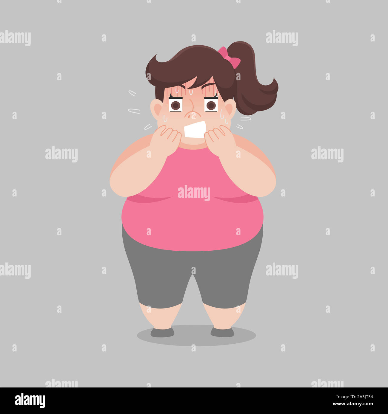 Unhealthy Body Image Cartoon