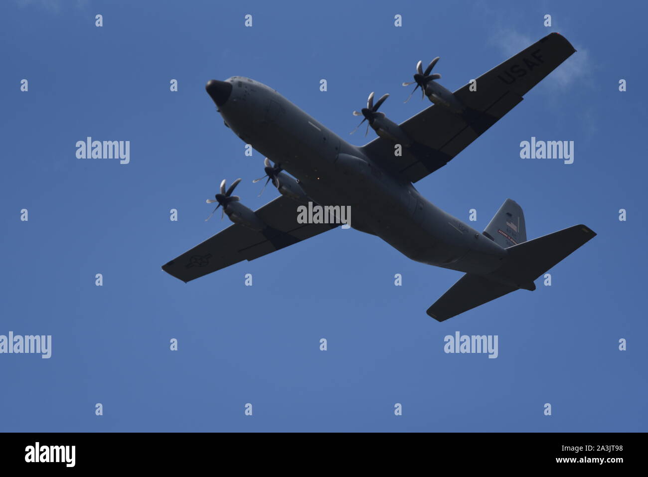 The 815th Airlift Squadron completes an airdrop of container delivery ...