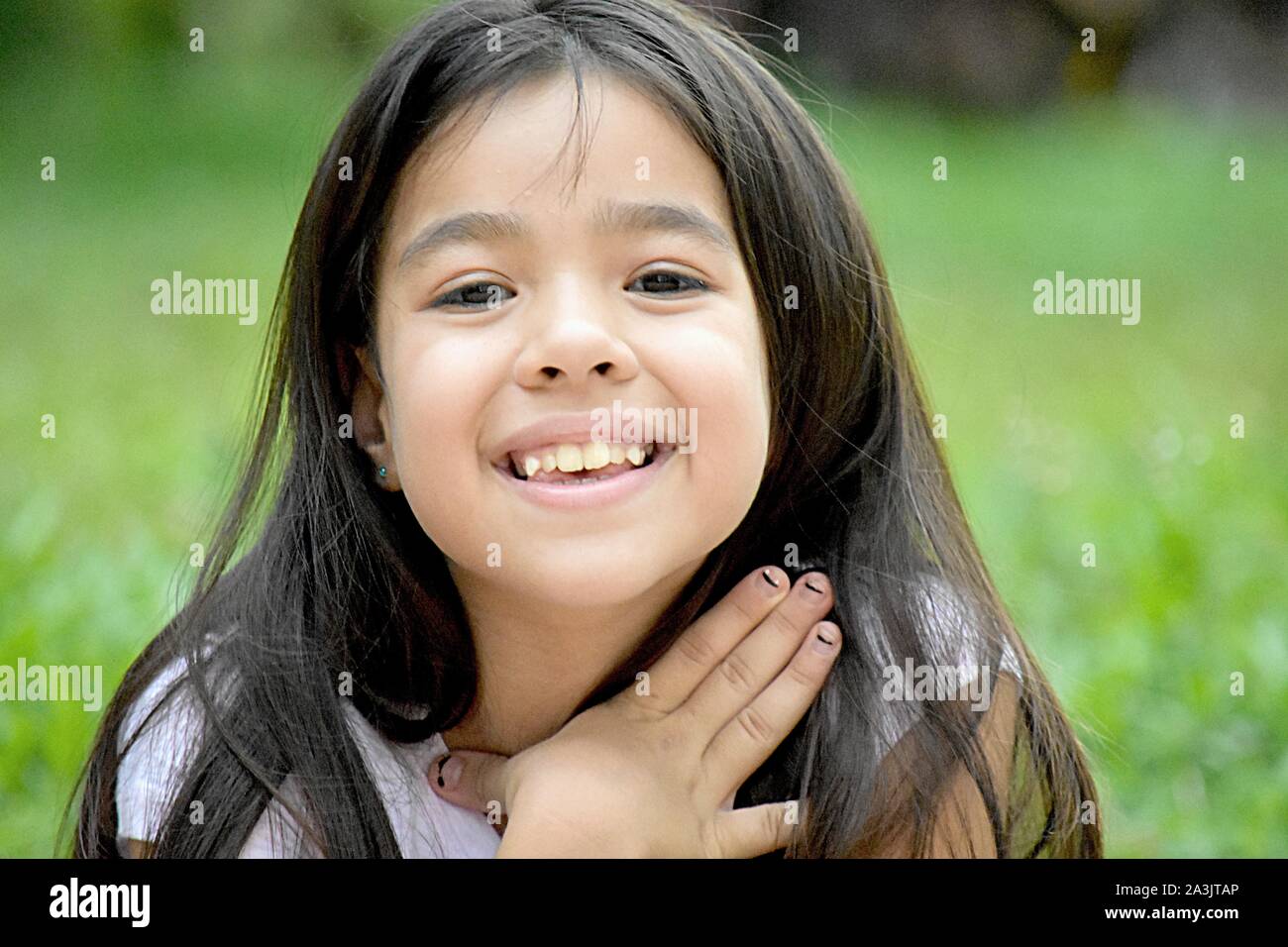 A Girl And Appreciation Stock Photo - Alamy