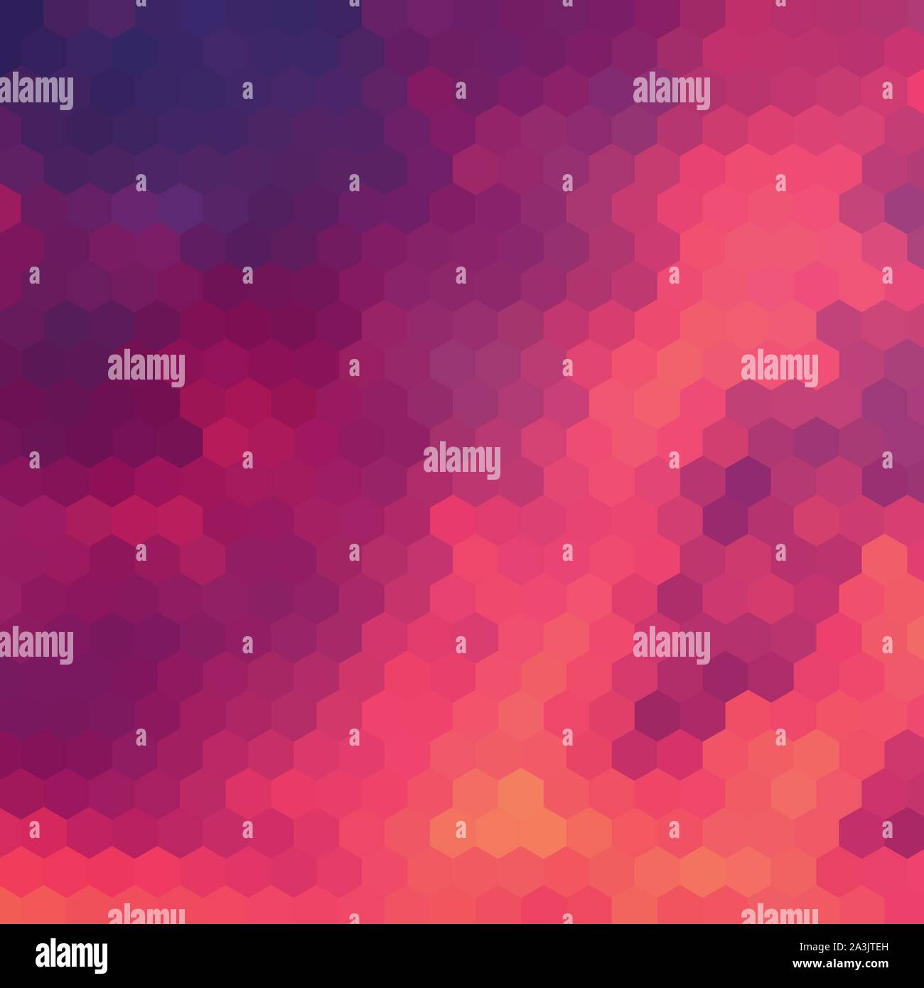 Sundown themed background with hex grid Stock Vector Image & Art - Alamy