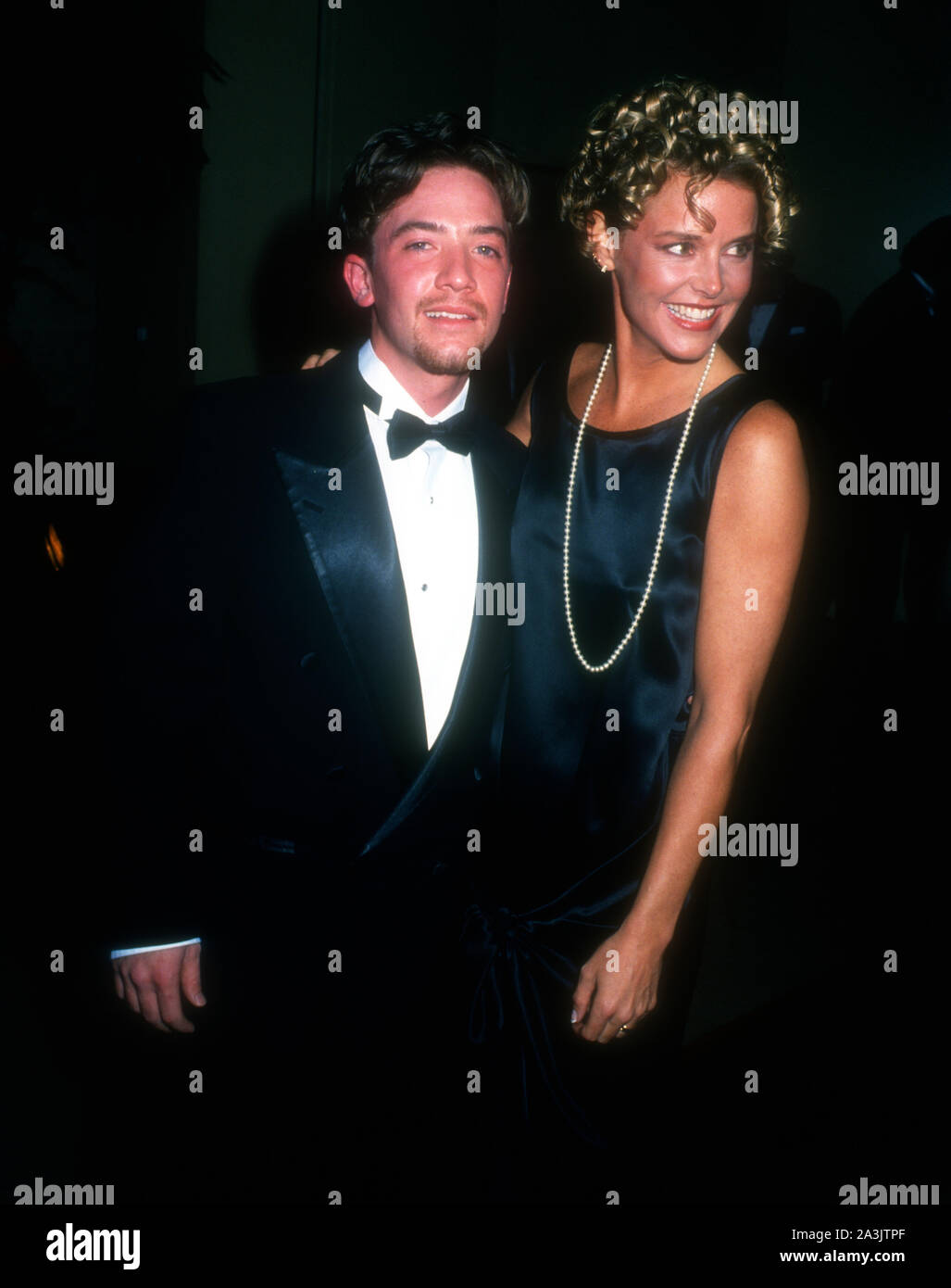 Los Angeles, California, USA 28th January 1995 Actor David Faustino and ...