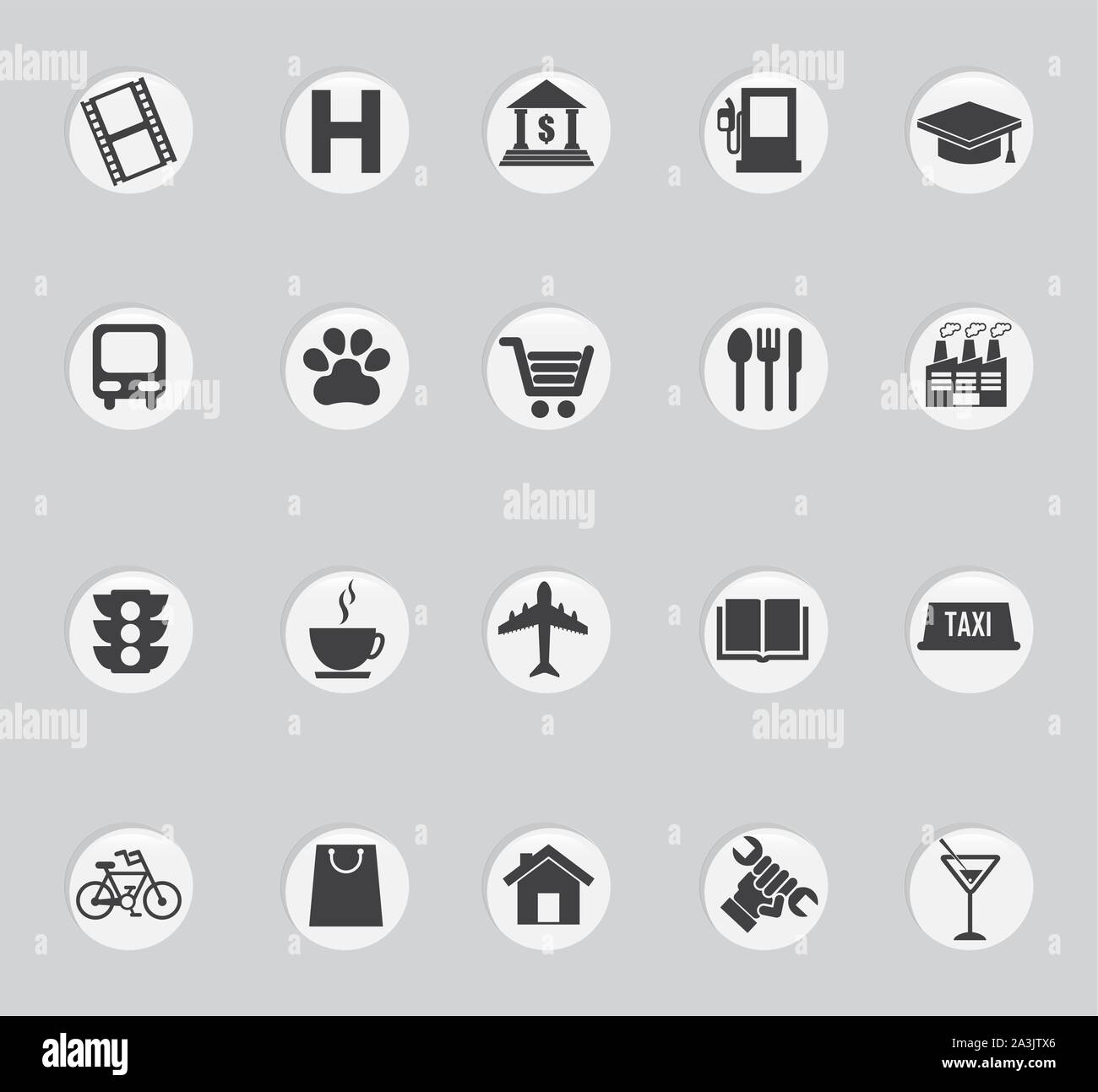 Variety icon set pack vector design Stock Vector Image & Art - Alamy