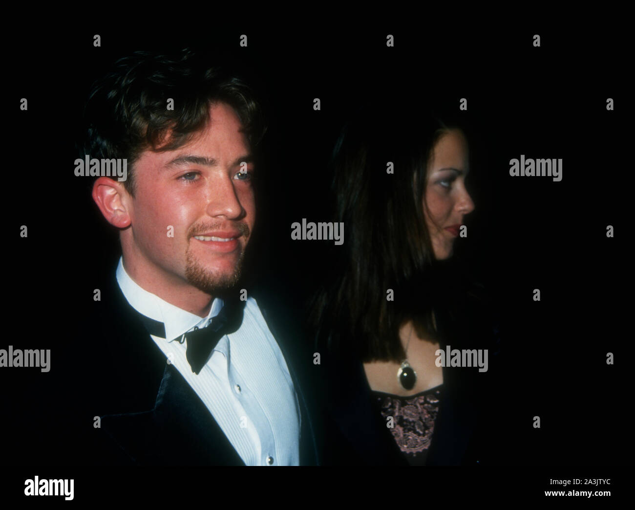 Los Angeles, California, USA 28th January 1995 Actor David Faustino and ...