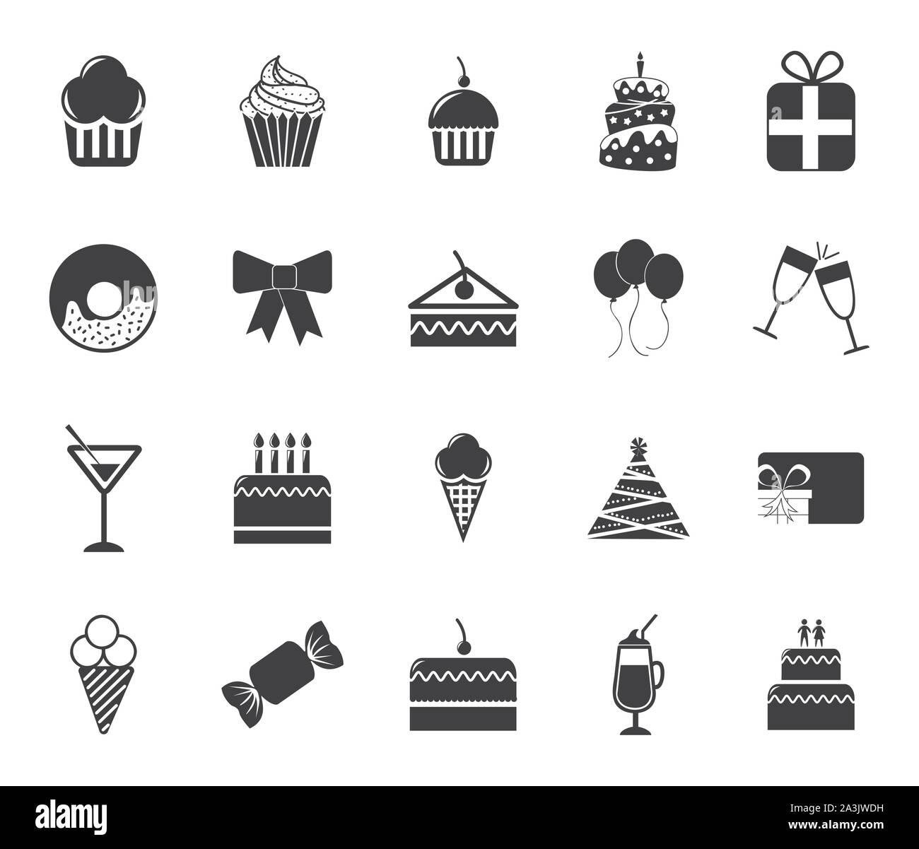 Variety icon set pack vector design Stock Vector Image & Art - Alamy