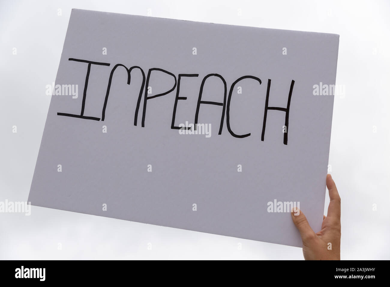 American protest sign hi-res stock photography and images - Alamy