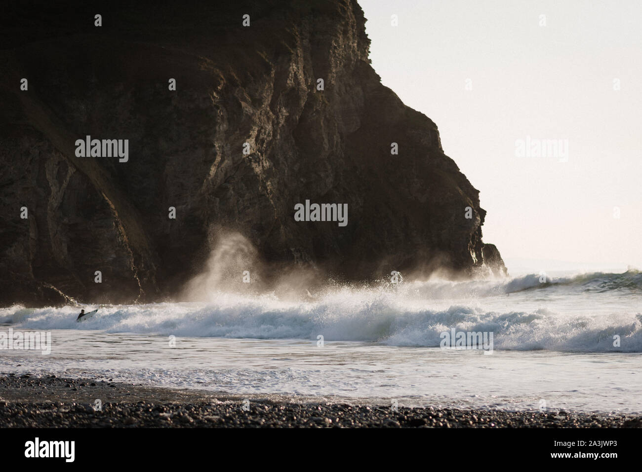 Waves of water and surfer hi-res stock photography and images - Alamy