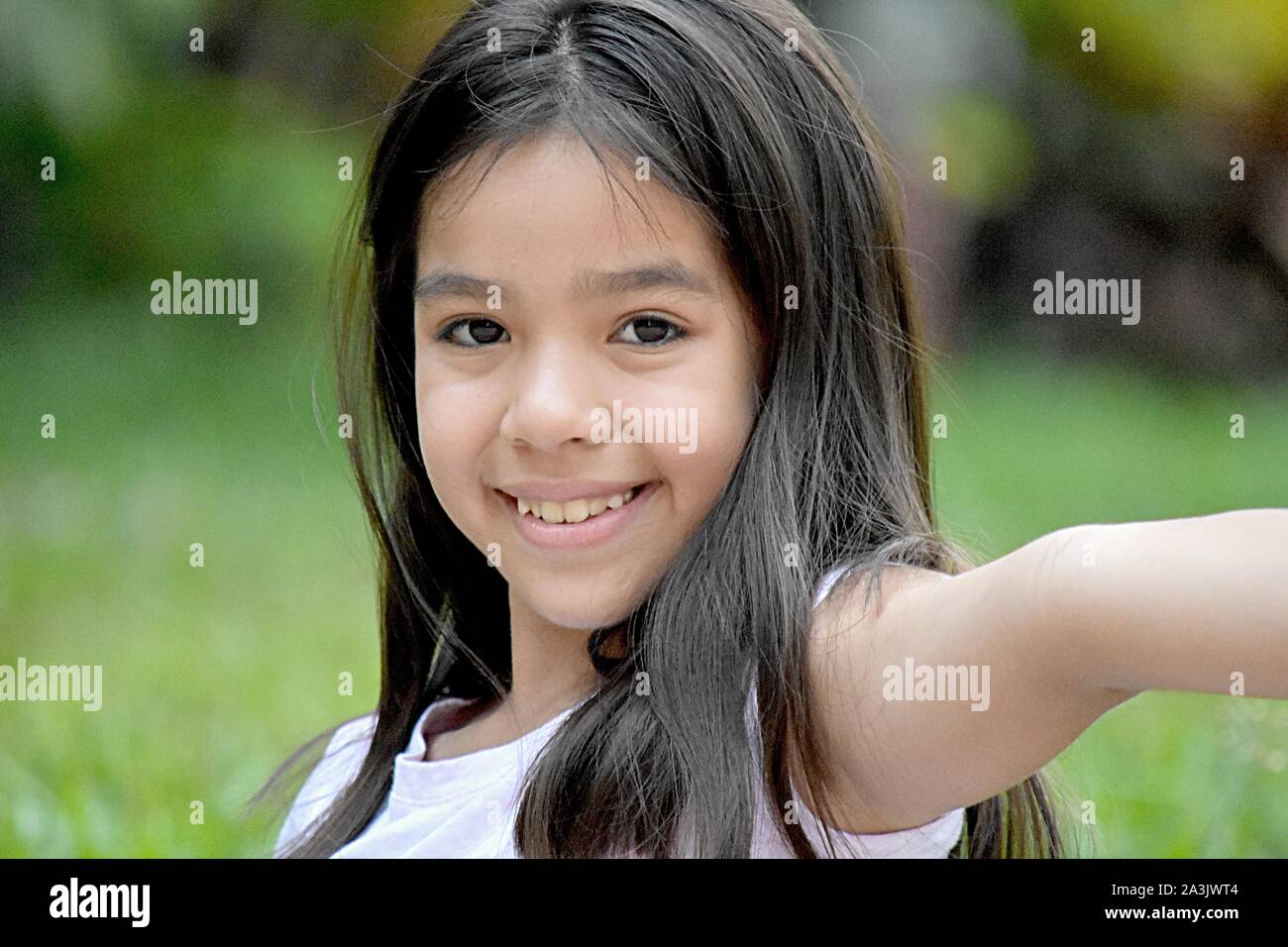 A Filipina Girl And Freedom Stock Photo - Alamy