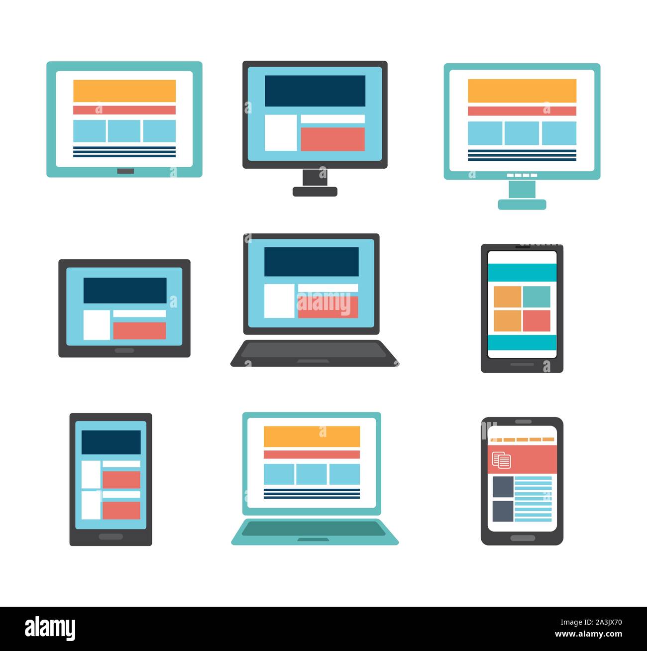 Technological devices Stock Vector Images - Alamy