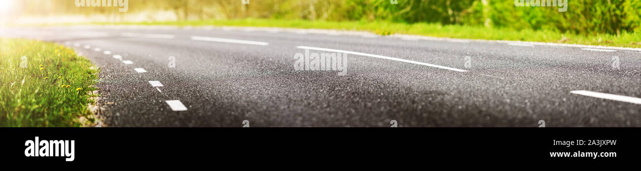 Asphalt highway in sunny hi-res stock photography and images - Alamy