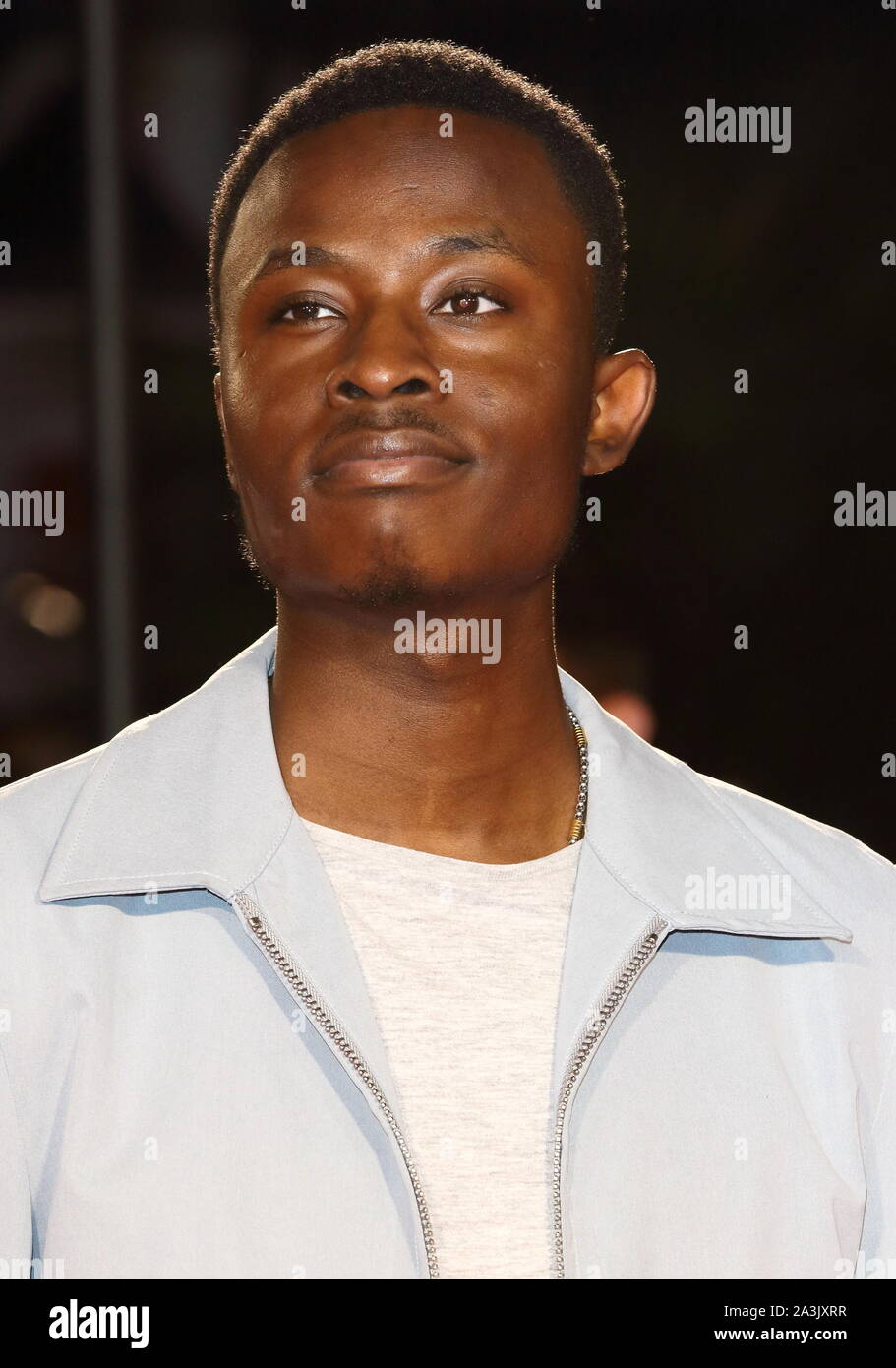 Eman Kellam attends The BFI 63rd London Film Festival, American Express ...