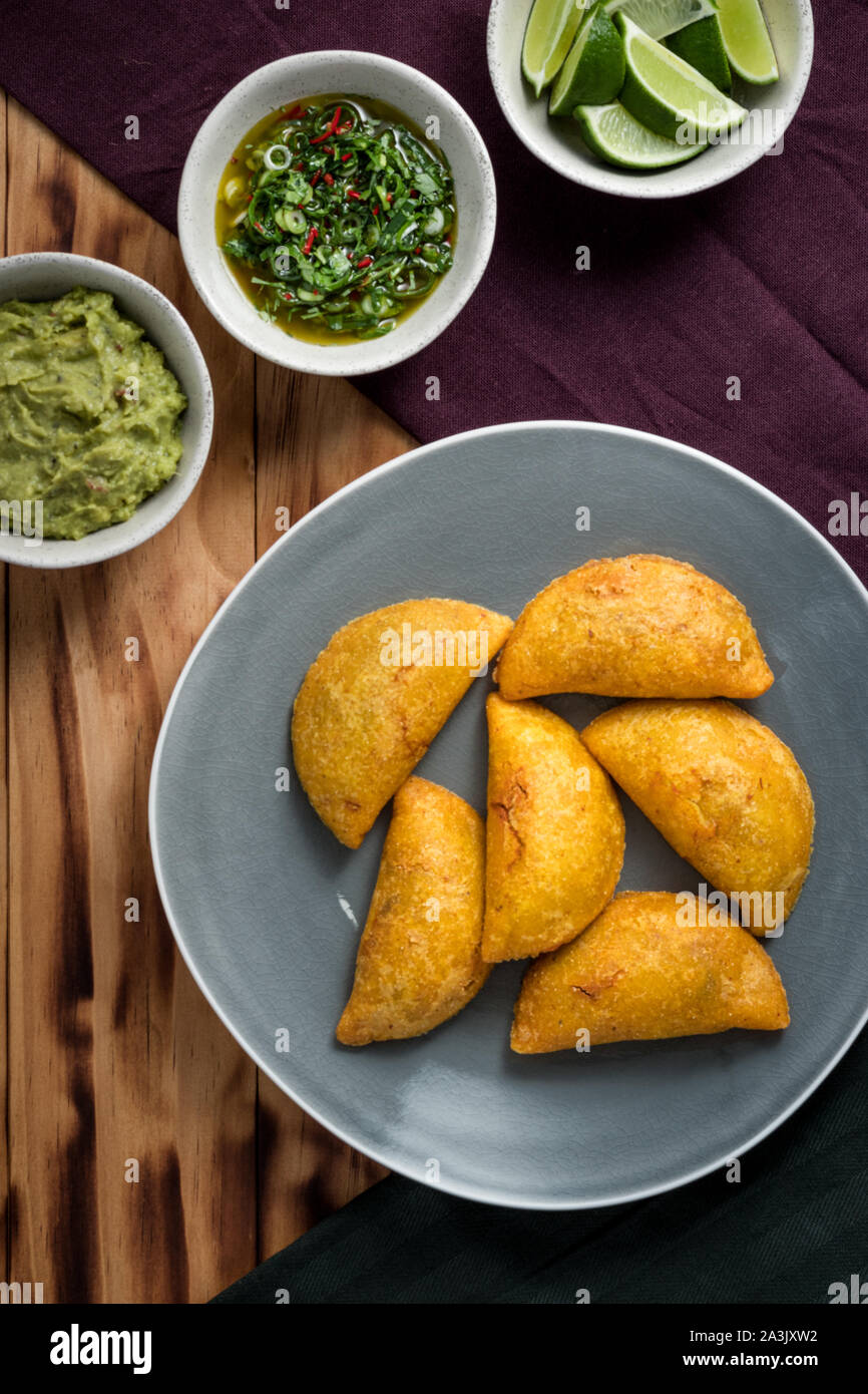 Meat filled turnovers (known as Empanadas Stock Photo - Alamy