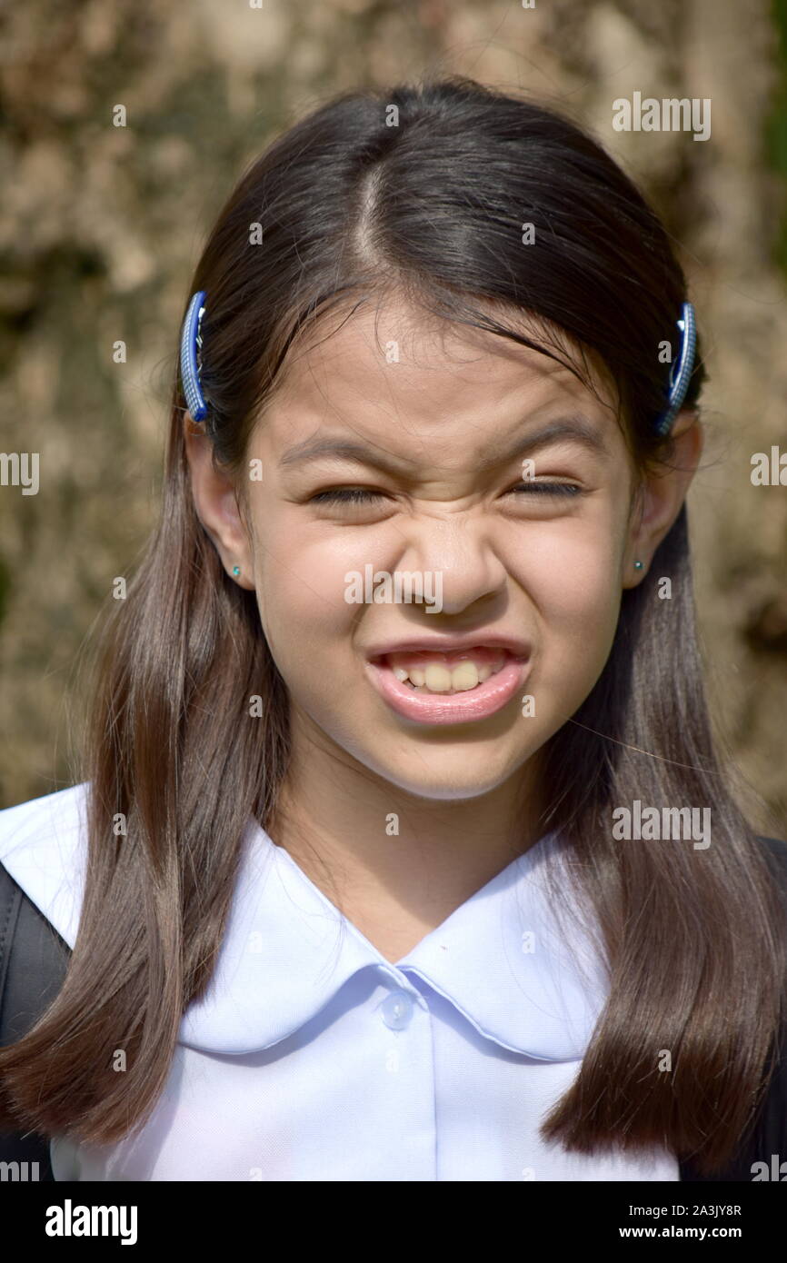 Angry child at school hi-res stock photography and images - Alamy