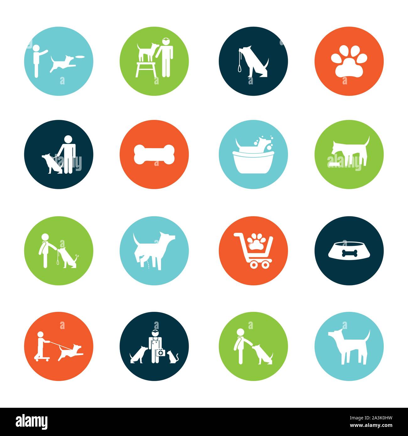 Isolated dog icon set vector design Stock Vector Image & Art - Alamy