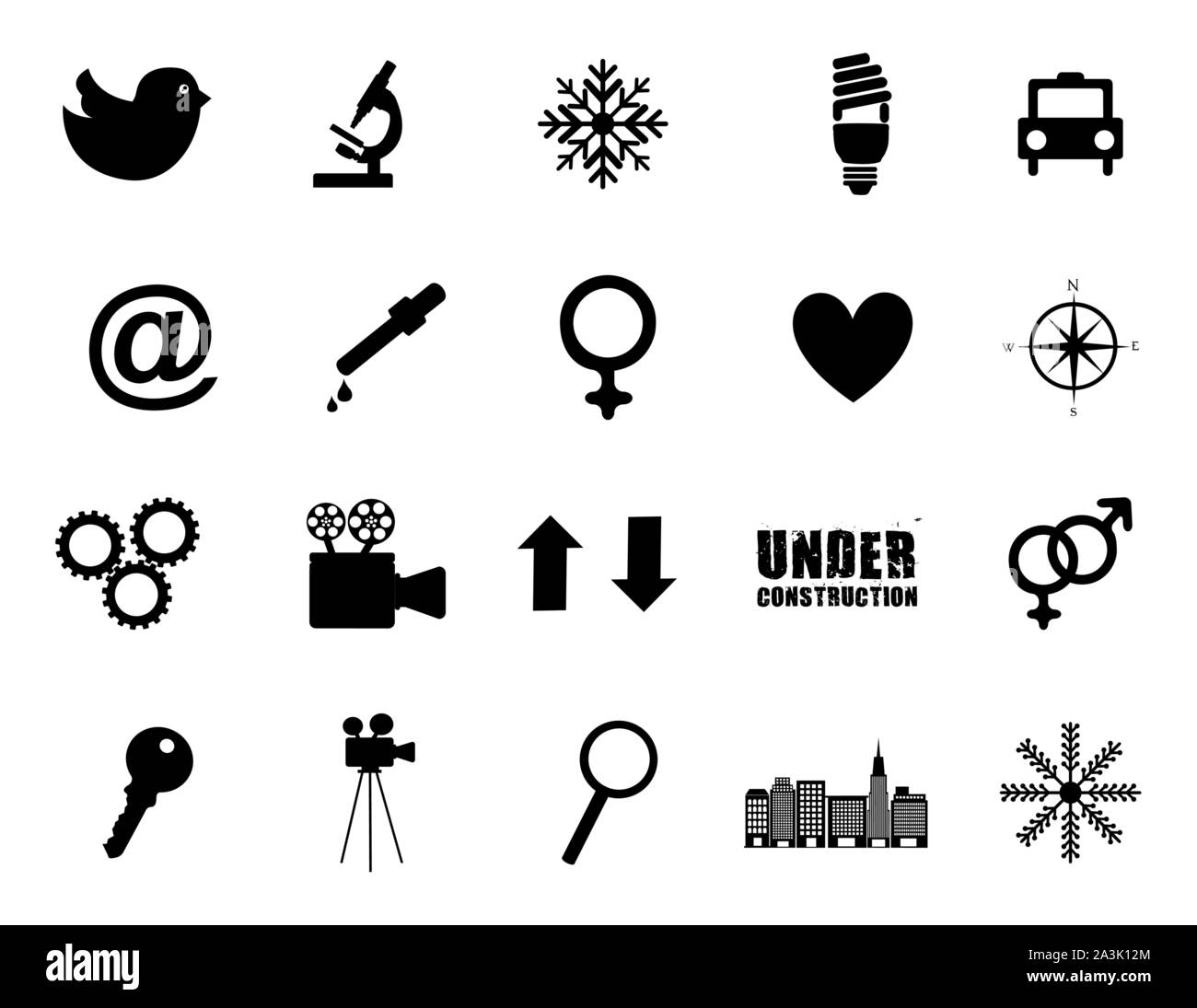 Variety icon set pack vector design Stock Vector Image & Art - Alamy