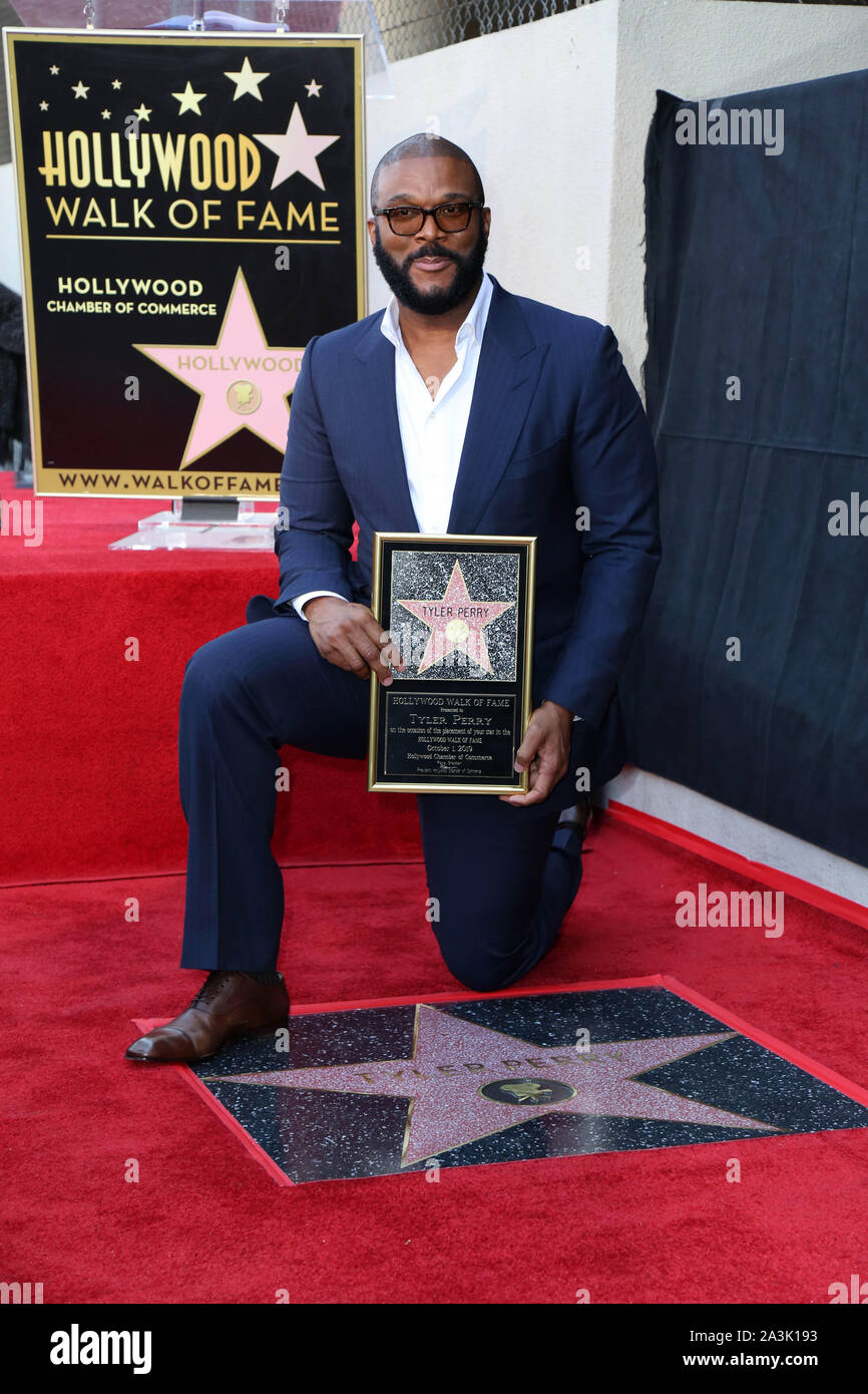 October 1, 2019, Los Angeles, CA, USA: LOS ANGELES - OCT 1: Tyler Perry ...