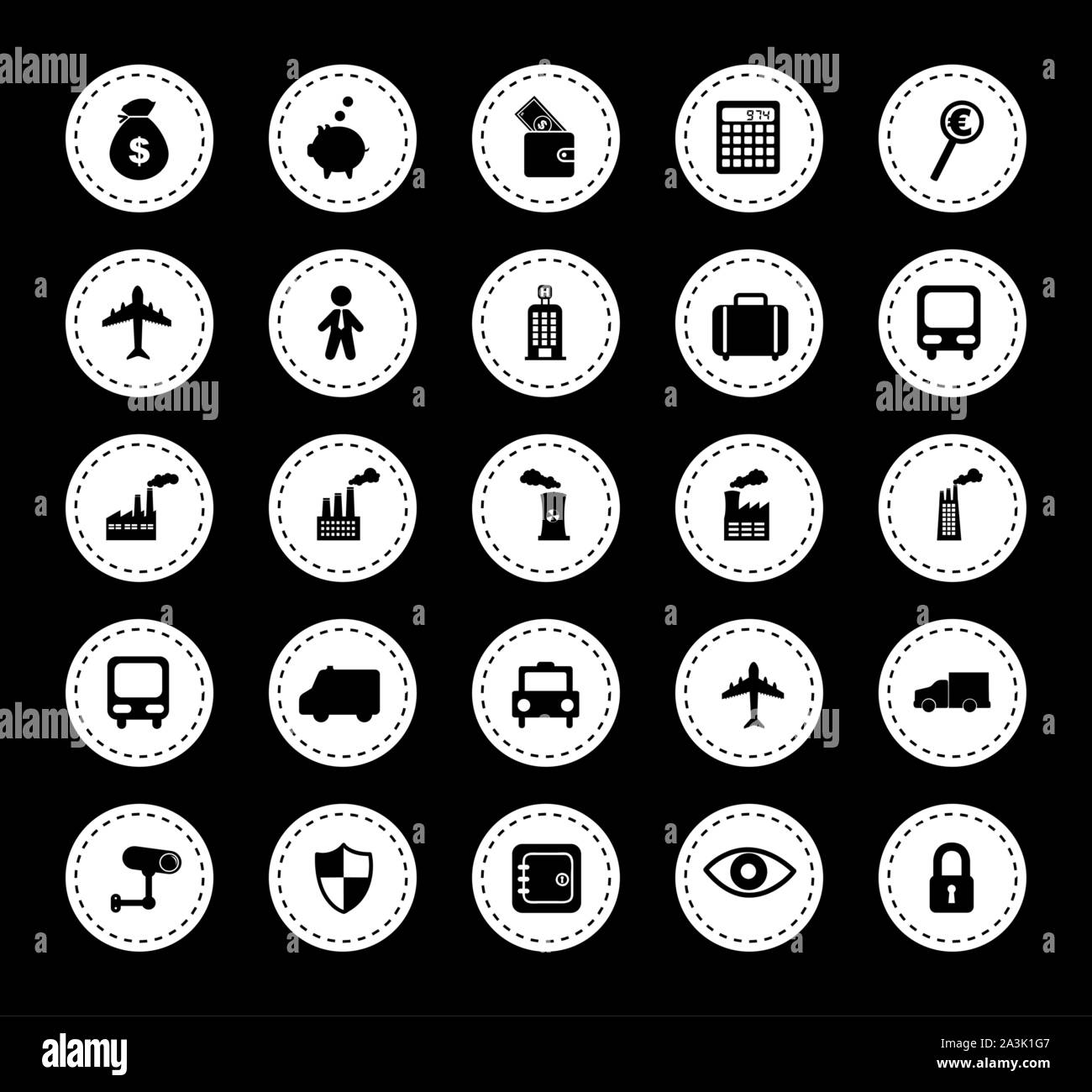 Variety icon set pack vector design Stock Vector Image & Art - Alamy