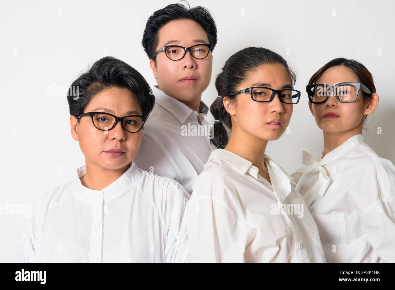 Group shot of Asian business people together as diversity concept Stock ...