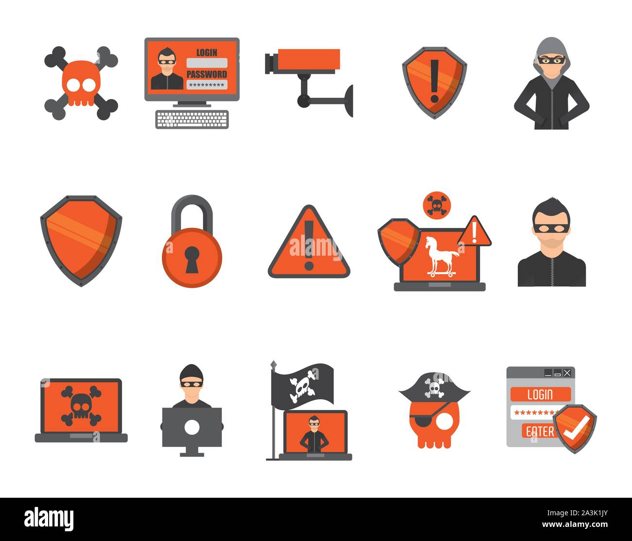 Security system icon set vector design Stock Vector Image & Art - Alamy