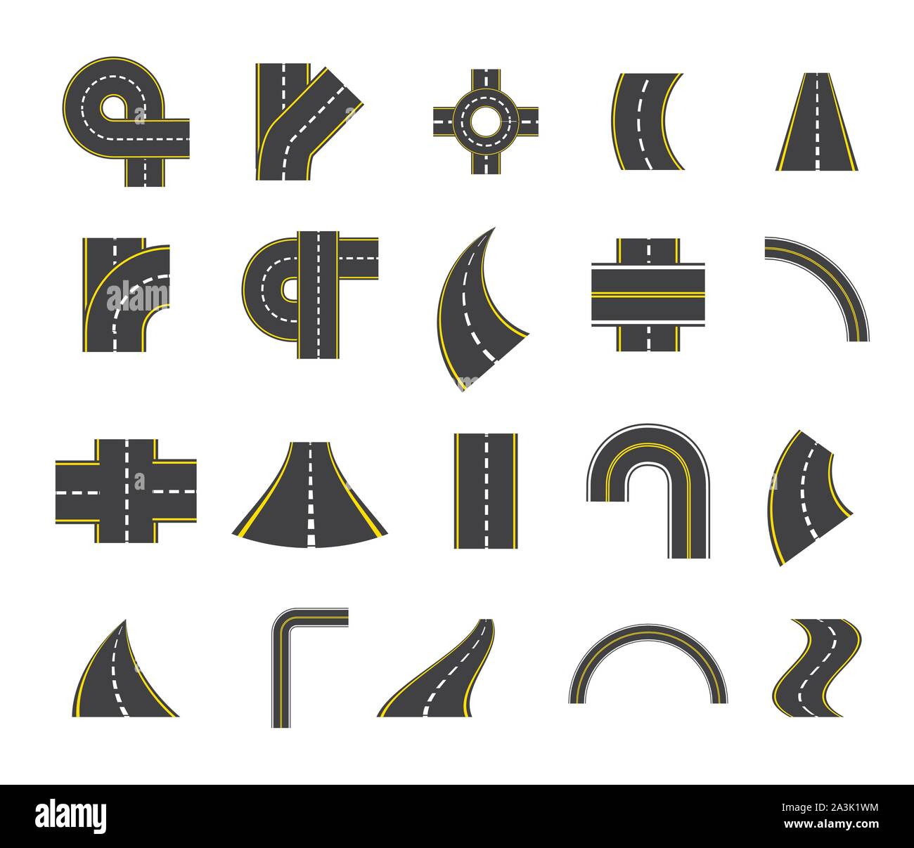 Isolated street icon set vector design Stock Vector Image & Art - Alamy