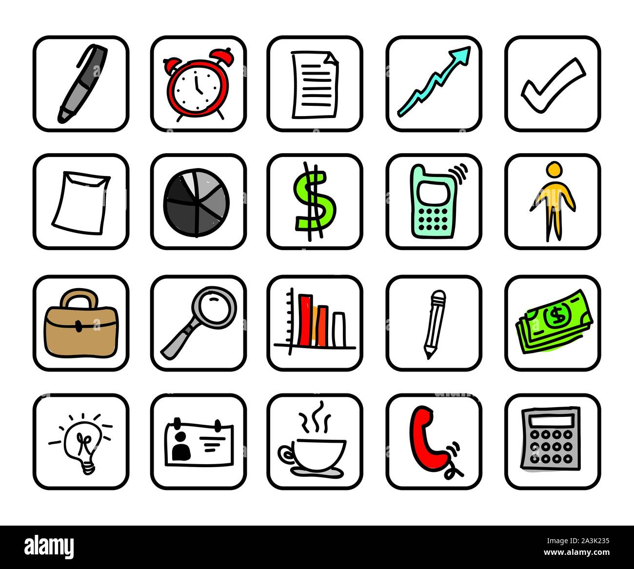 Variety icon set pack vector design Stock Vector Image & Art - Alamy