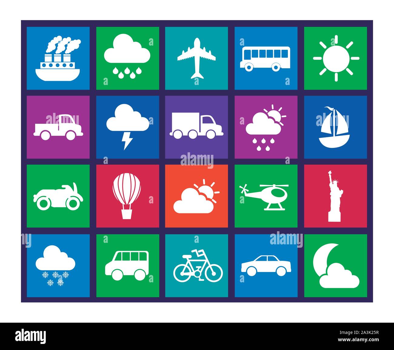 Variety icon set pack vector design Stock Vector Image & Art - Alamy