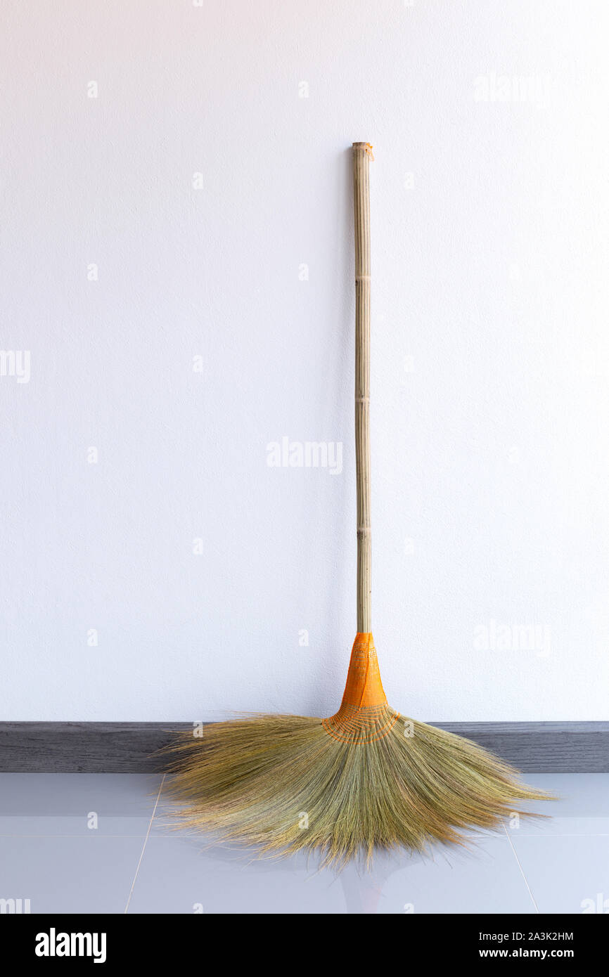 Floor broom grass hi-res stock photography and images - Alamy