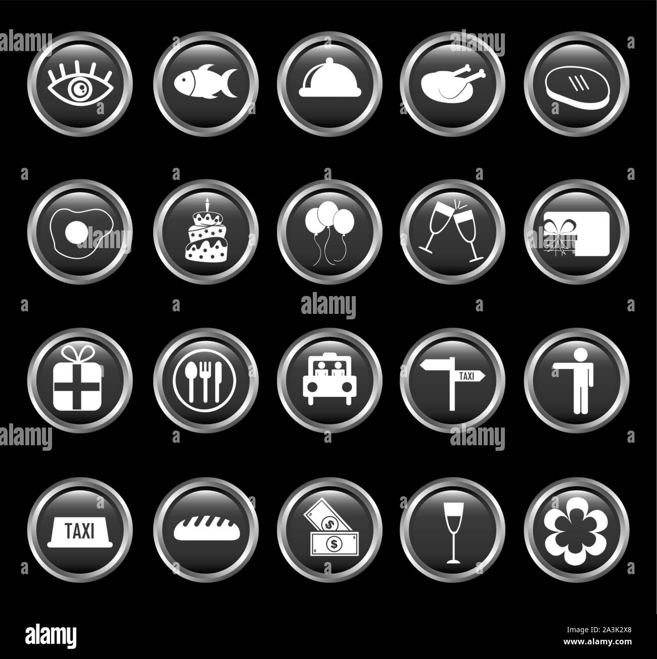 Variety icon set pack vector design Stock Vector Image & Art - Alamy