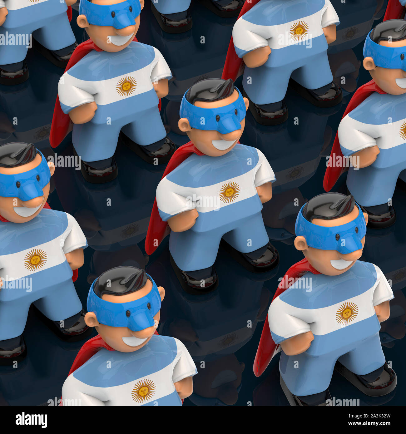 Superhero concept - 3D Illustration Stock Photo - Alamy