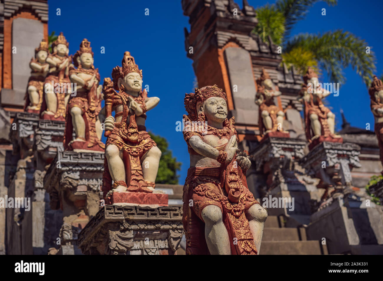 budhist temple Brahma Vihara Arama Banjar Bali, Indonesia Stock Photo ...