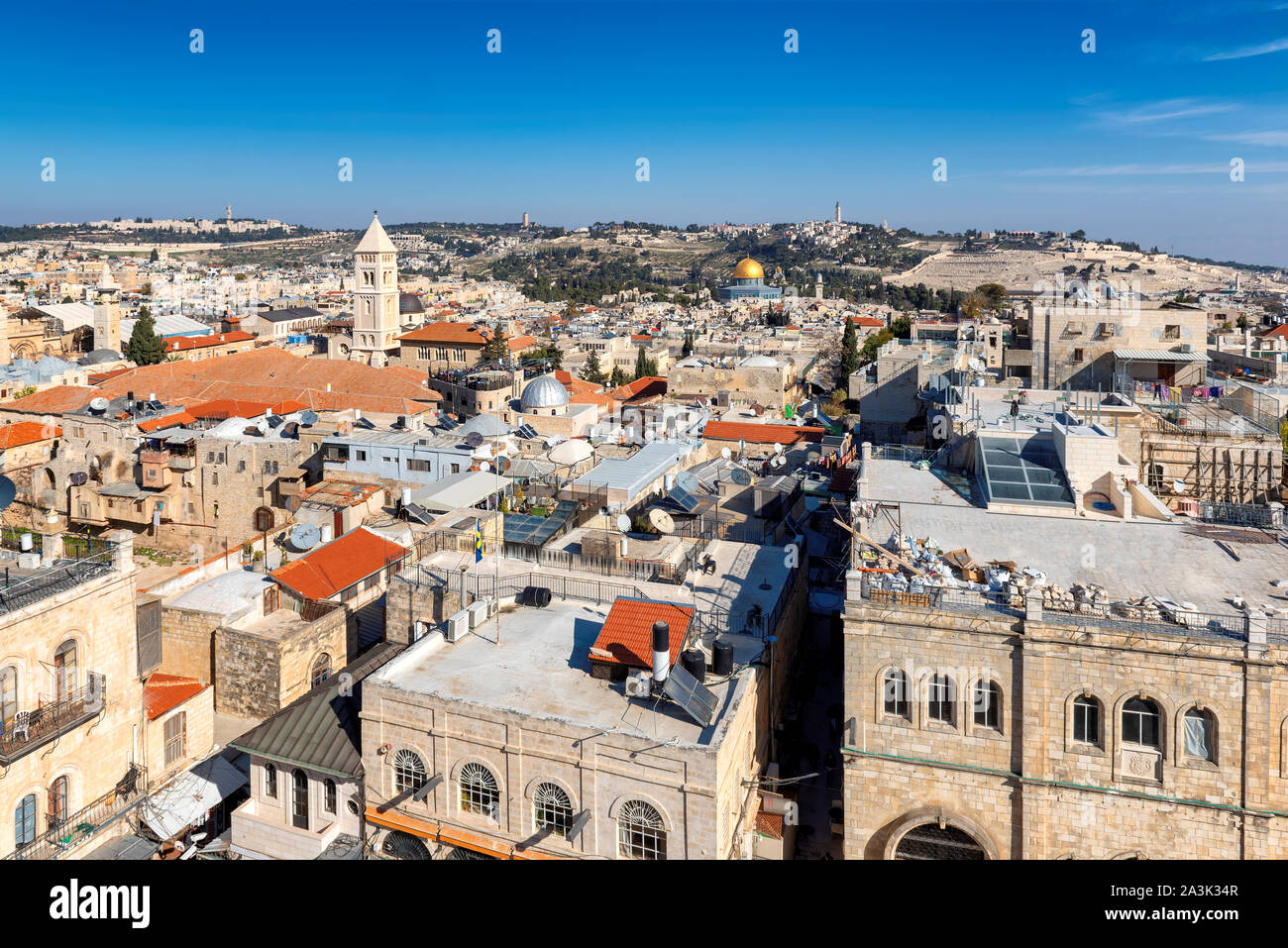 The temple mount jerusalem aerial hi-res stock photography and images ...