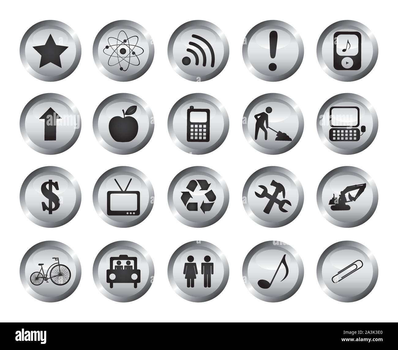 Variety icon set pack vector design Stock Vector Image & Art - Alamy
