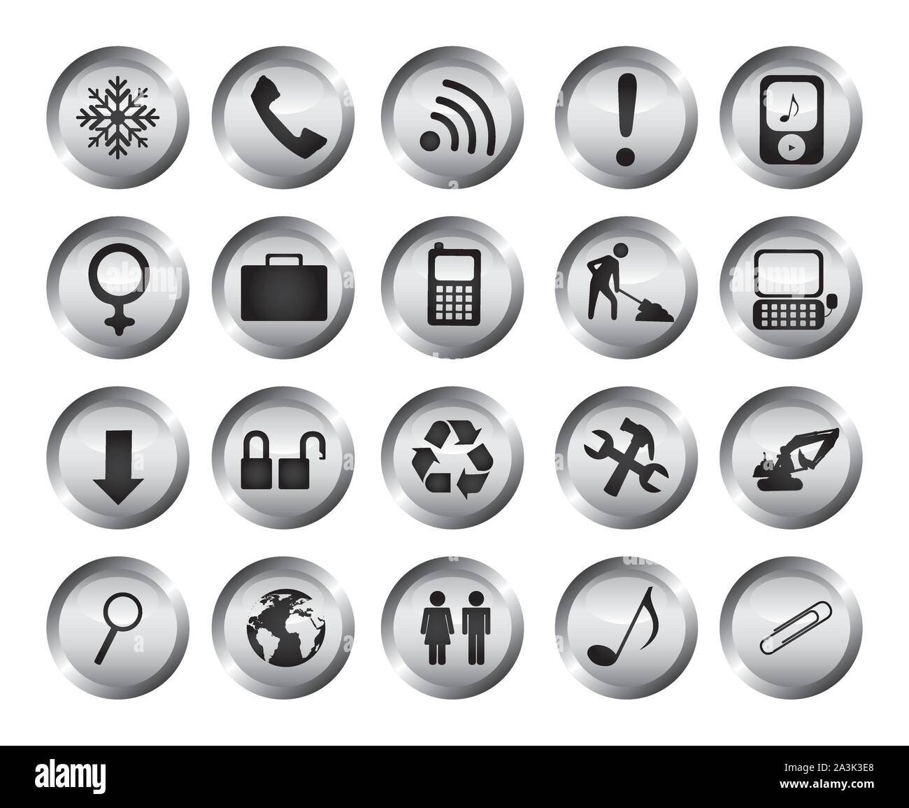 Variety icon set pack vector design Stock Vector Image & Art - Alamy