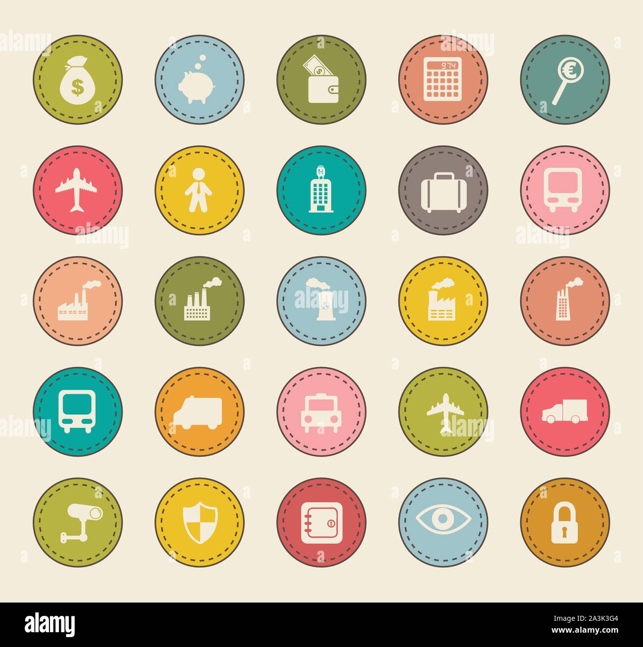 Variety icon set pack vector design Stock Vector Image & Art - Alamy