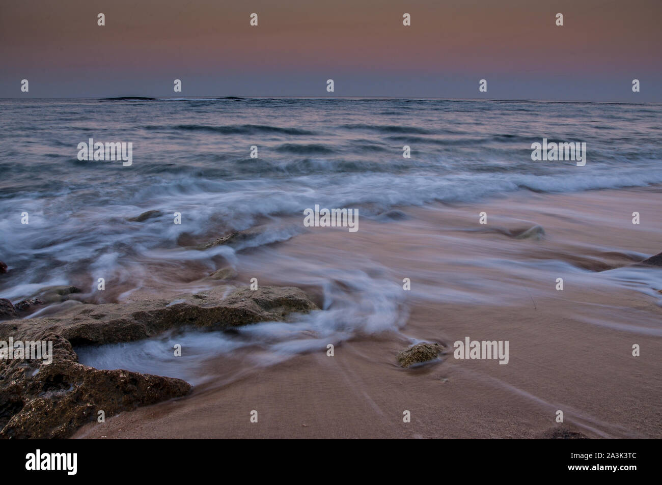 Sunset from the Red Sea beach of Jeddah, Saudi Arabia Stock Photo - Alamy